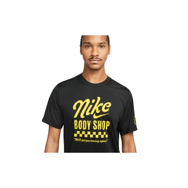 Nike Training Body Shop Dri-Fit T-Shirt In Black